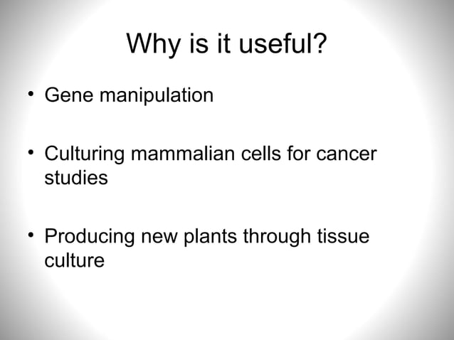 CELL & TISSUE CULTURE | PPT