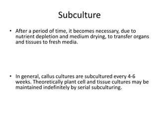 Cell and tissue culture | PPT