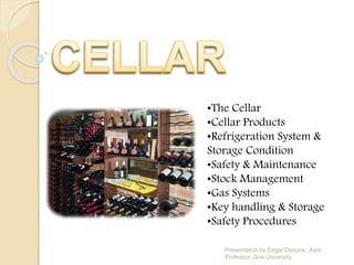 Cellar Management | PPTX
