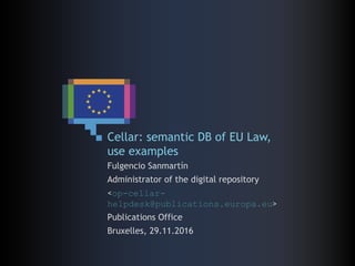 Cellar at Digitec november 2016 | PPT