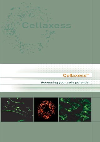 Cellaxess Brochure | PDF | Biological Sciences | Science