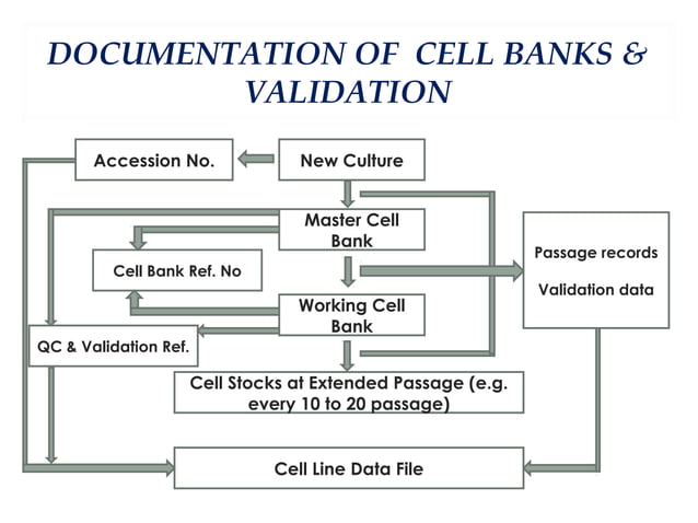 Cell bank maintenence | PPT | Business Banking & Finance | Business
