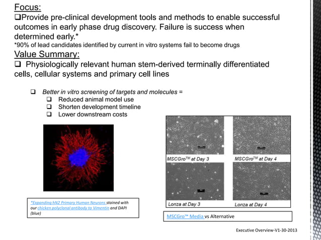 Cell based assays presentation V2_03_2012 | PPTX | Biotech and ...