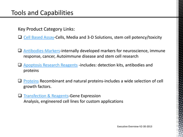 Cell based assays presentation V2_03_2012 | PPTX | Biotech and ...