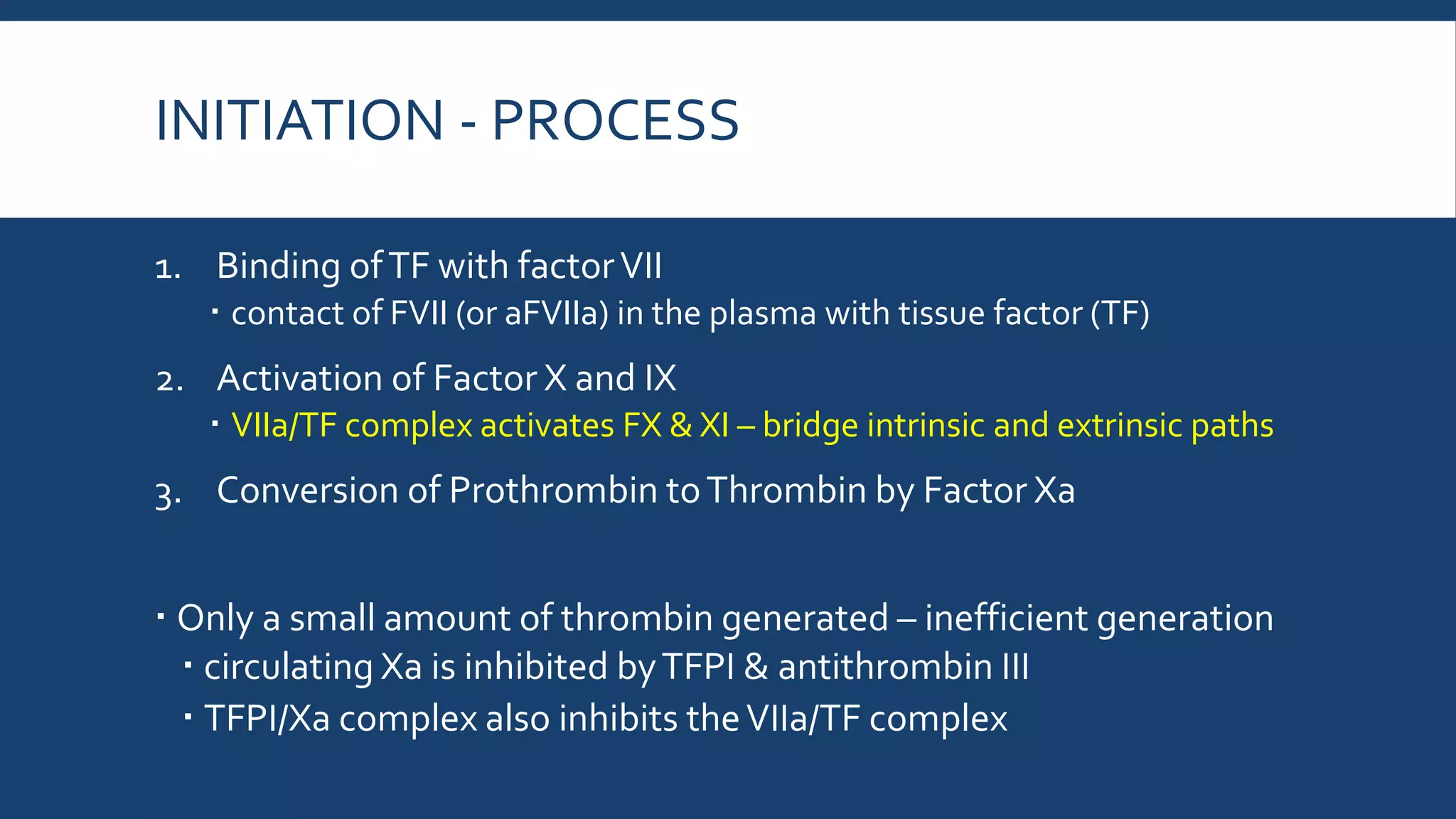 Cell based model of coagulation | PPTX