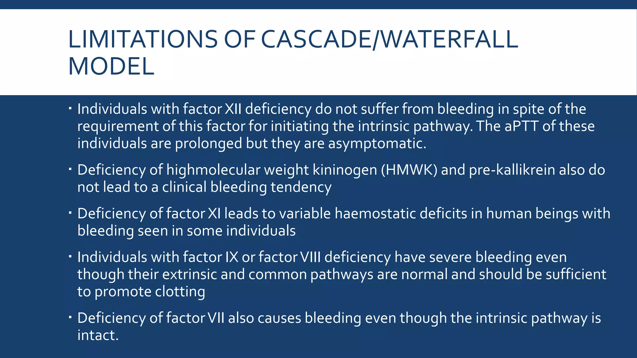 Cell based model of coagulation | PPTX