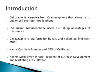 Cellbazaar | PPT