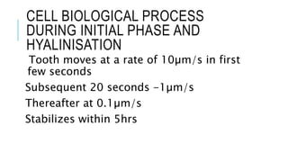 Cell biological process during real tooth movement.pptx
