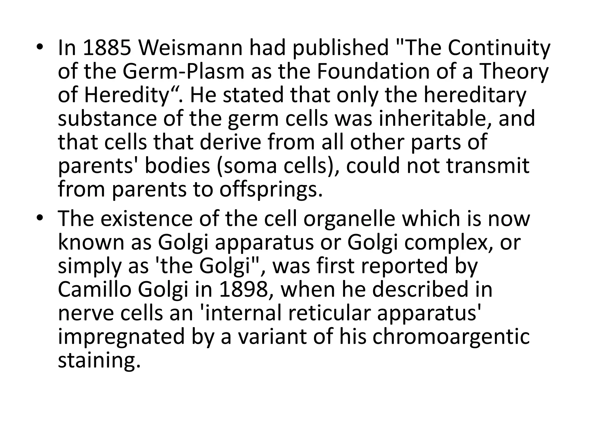 Cell biology:a brief history | PPTX