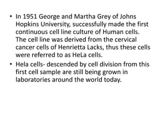 Cell biology:a brief history | PPTX