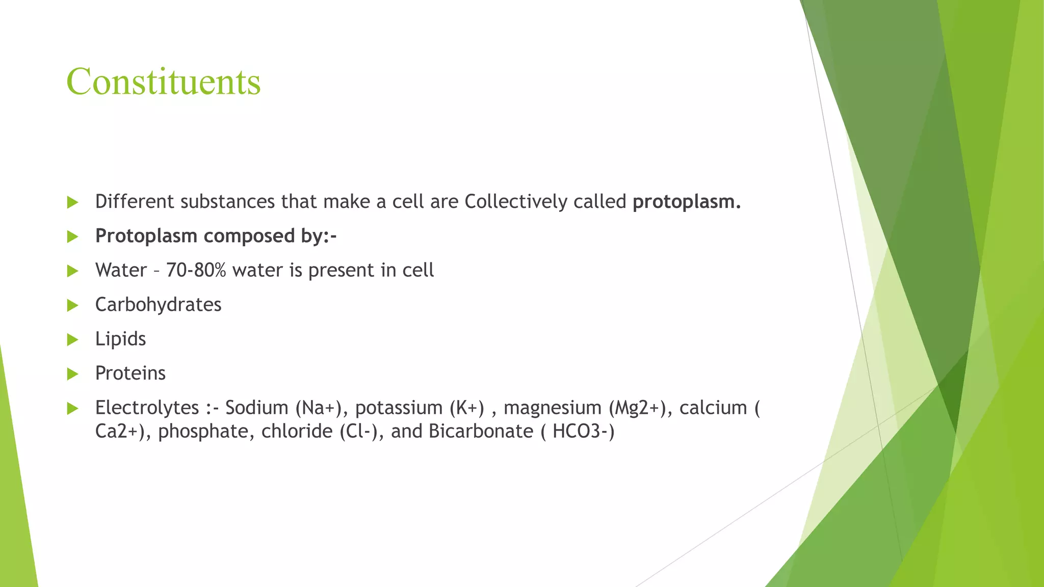 Cell biology | PPTX