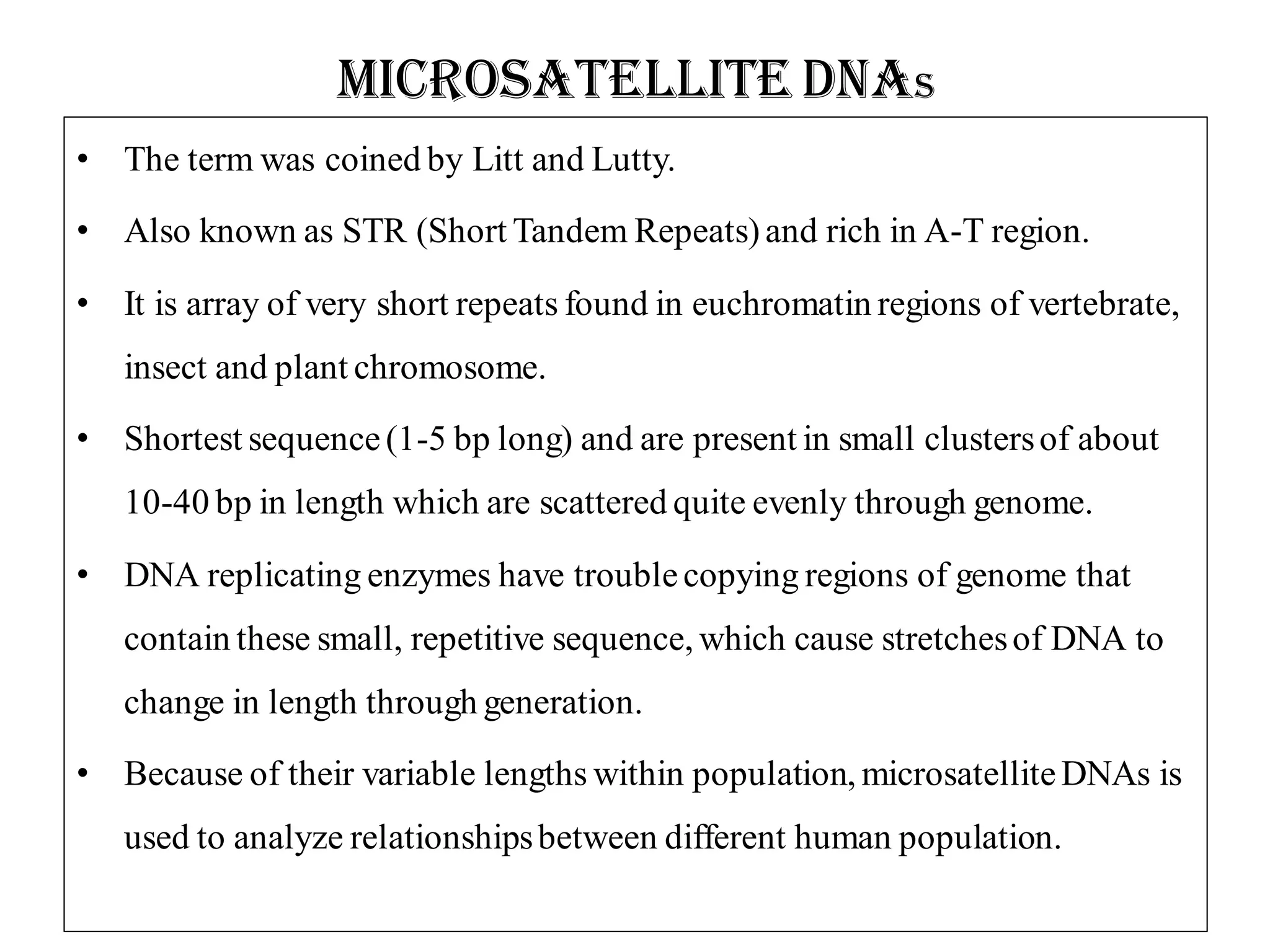 Cot curve, melting temperature, unique and repetitive DNA | PDF