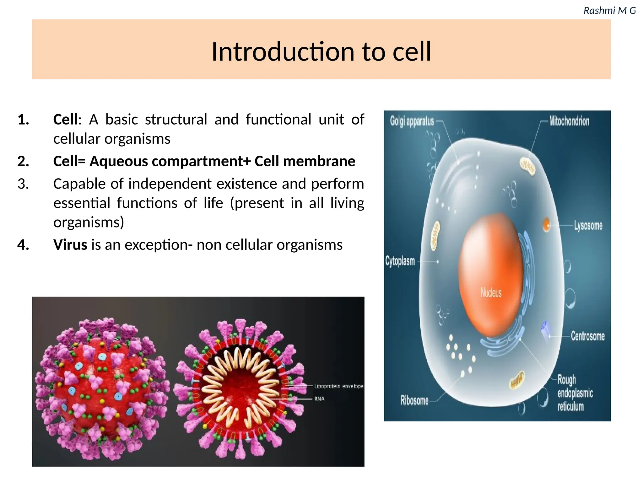 Cell biology(Introduction, Discovery, evolution of cell, Cell theory ...