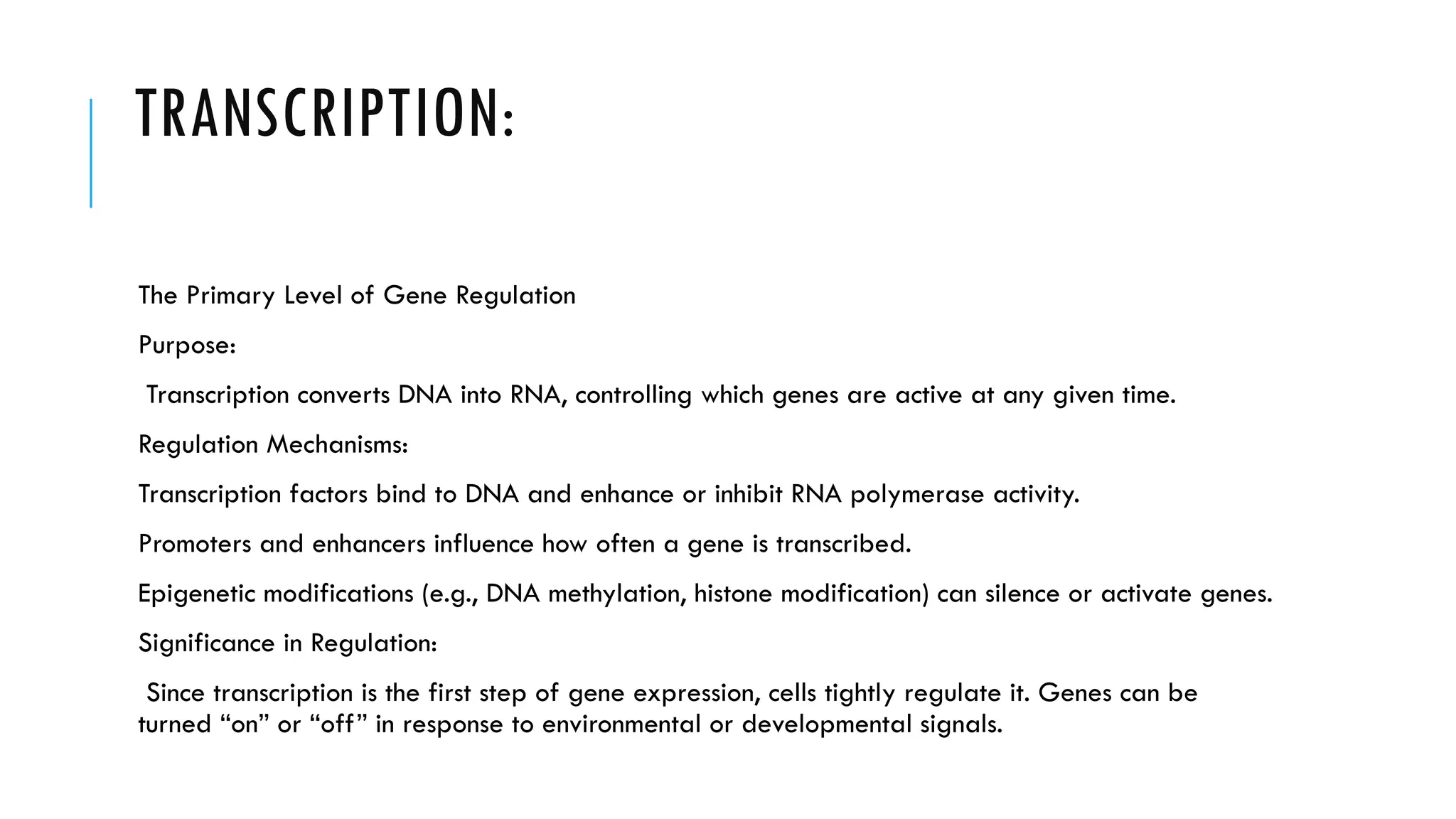 Regulation of gene expression cell biology -II.pptx