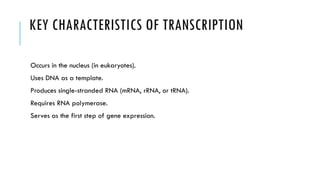 Regulation of gene expression cell biology -II.pptx