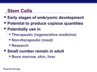 Introduction to Cell Biology and Stem Cells | PPT