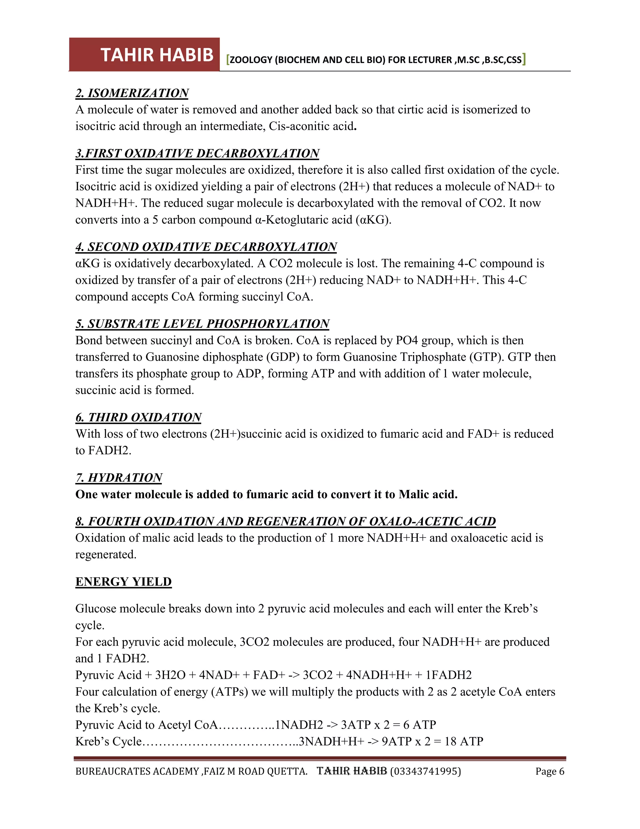 Cell biology& biochemistry for Zoology students. (CSS & PCS Zoology) | PDF