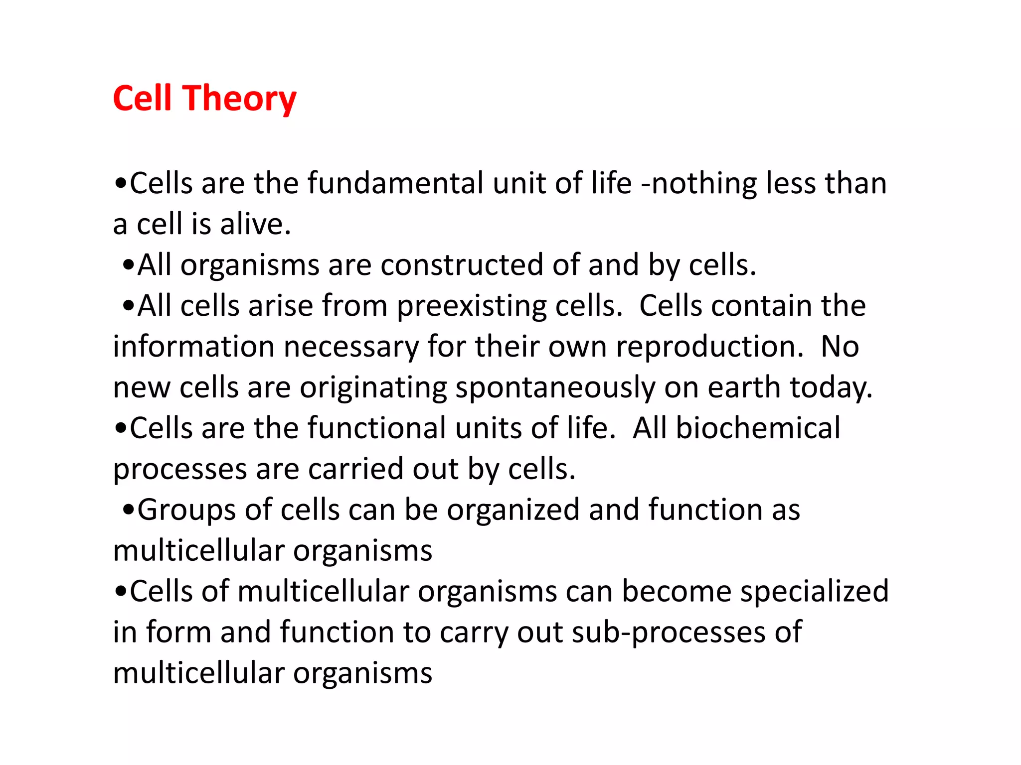 Cell Biology class 1(2).pptx | Chemistry | Science