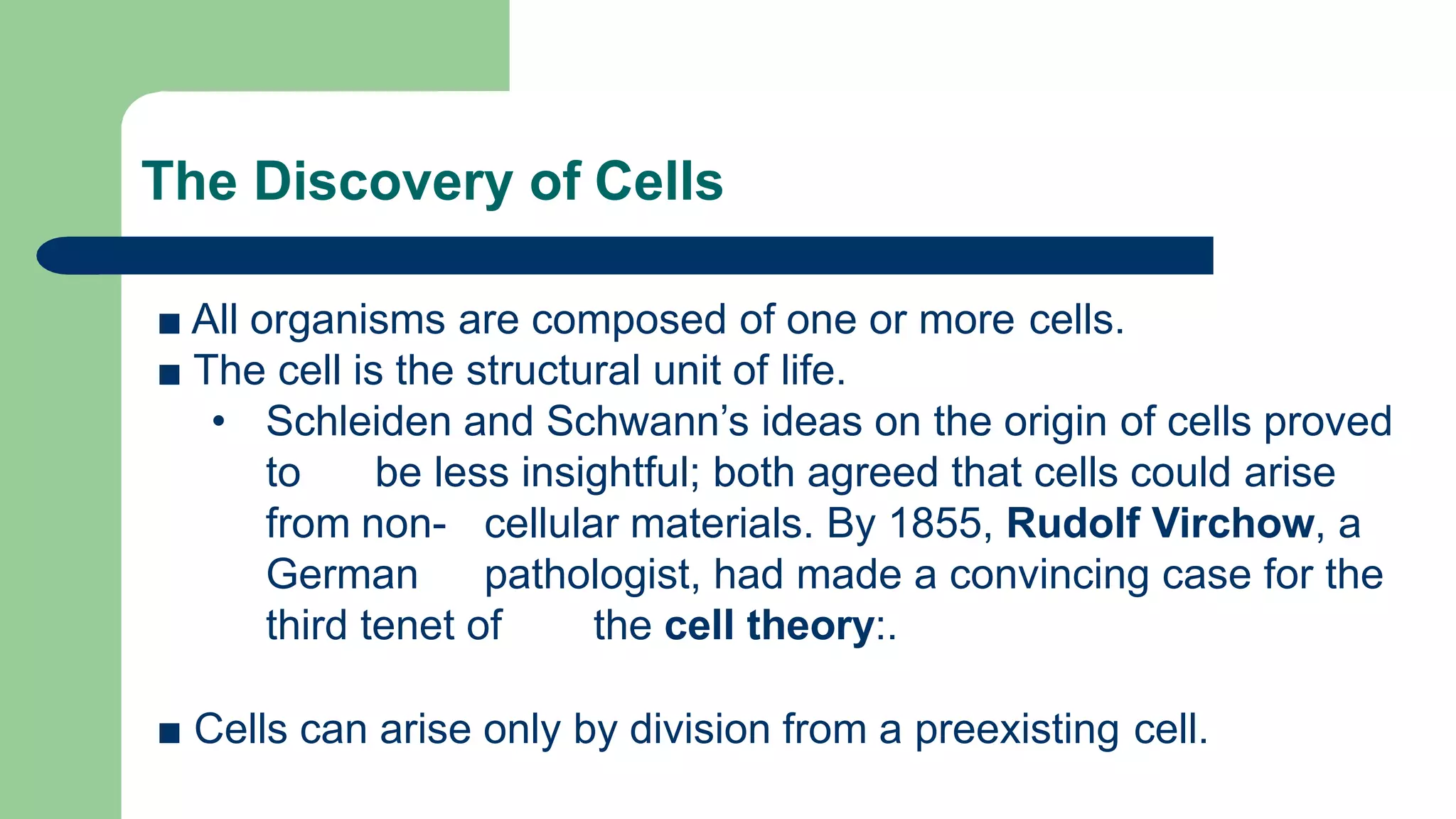 Introduction to Cell biology | PPTX | Biological Sciences | Science