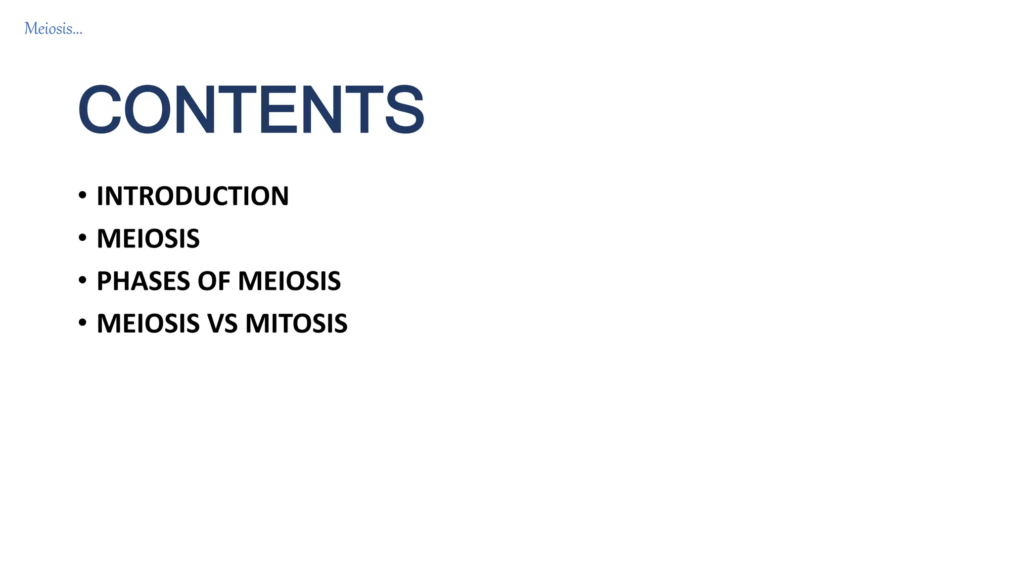 Meiosis : introduction and phases of meiosis. | PPT