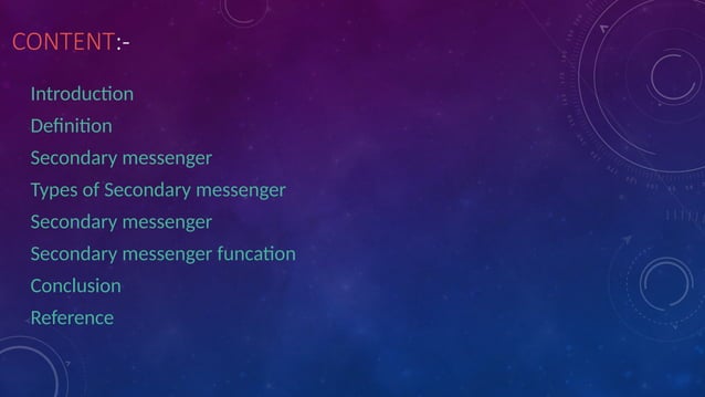 cell biology secondary messenger ppt.pptx