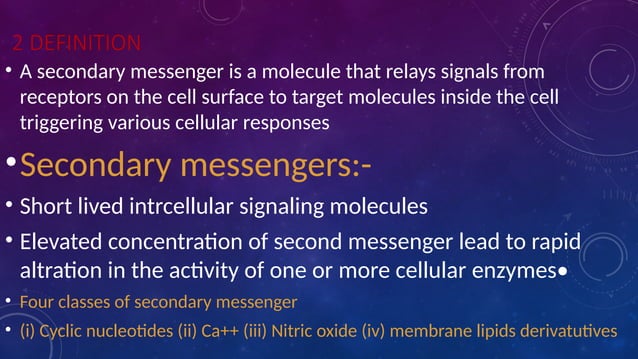 cell biology secondary messenger ppt.pptx