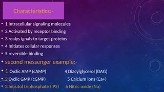 cell biology secondary messenger ppt.pptx