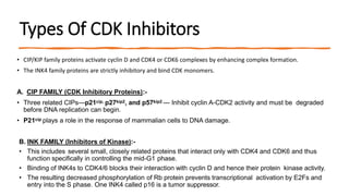 Cyclin Dependent Kinase Inhibitors | PPTX