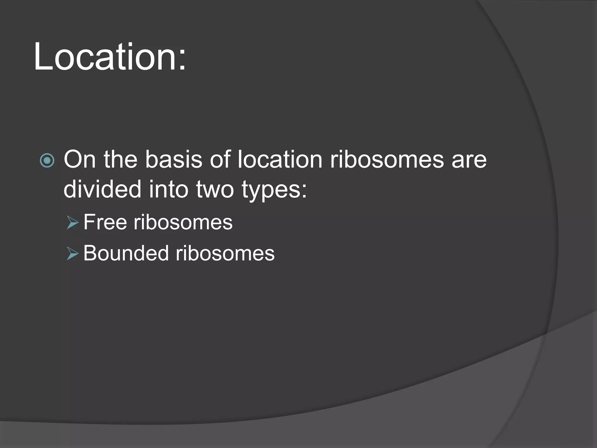 RIBOSOMES | PPTX