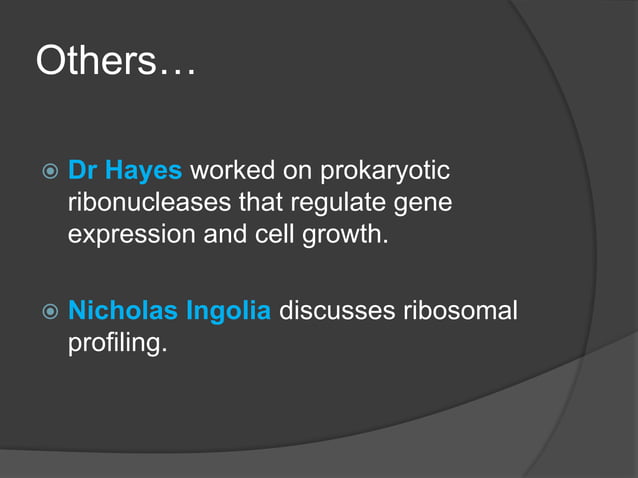 RIBOSOMES | PPTX | Biological Sciences | Science