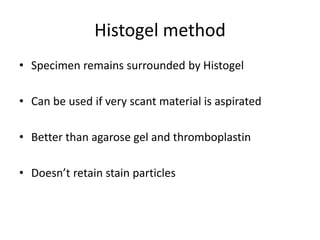 Cell block and its diagnostic utility | PPTX | Chemistry | Science