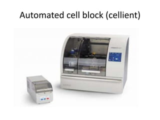 Cell block and its diagnostic utility | PPT