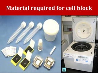 Cell block and its utility | PPTX