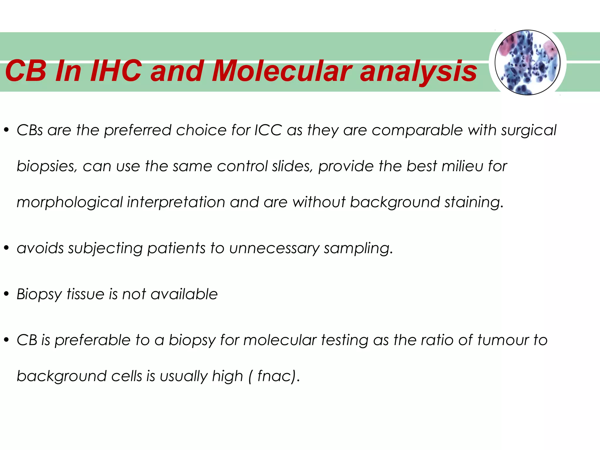 Cell block in cytology | PPT