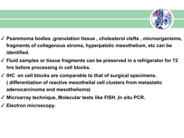Cell block in cytology | PPT