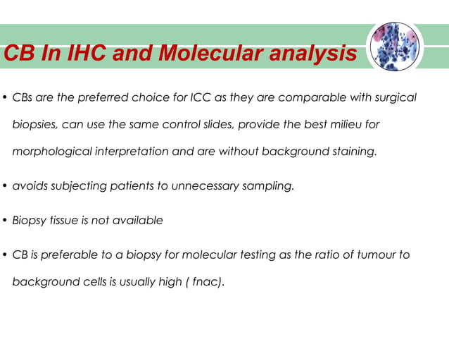 Cell block in cytology | PPT