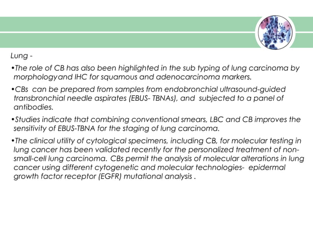 Cell block in cytology | PPT