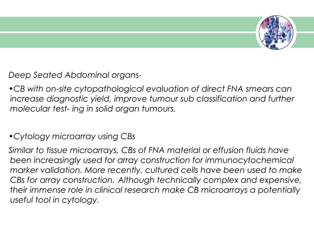 Cell block in cytology | PPT