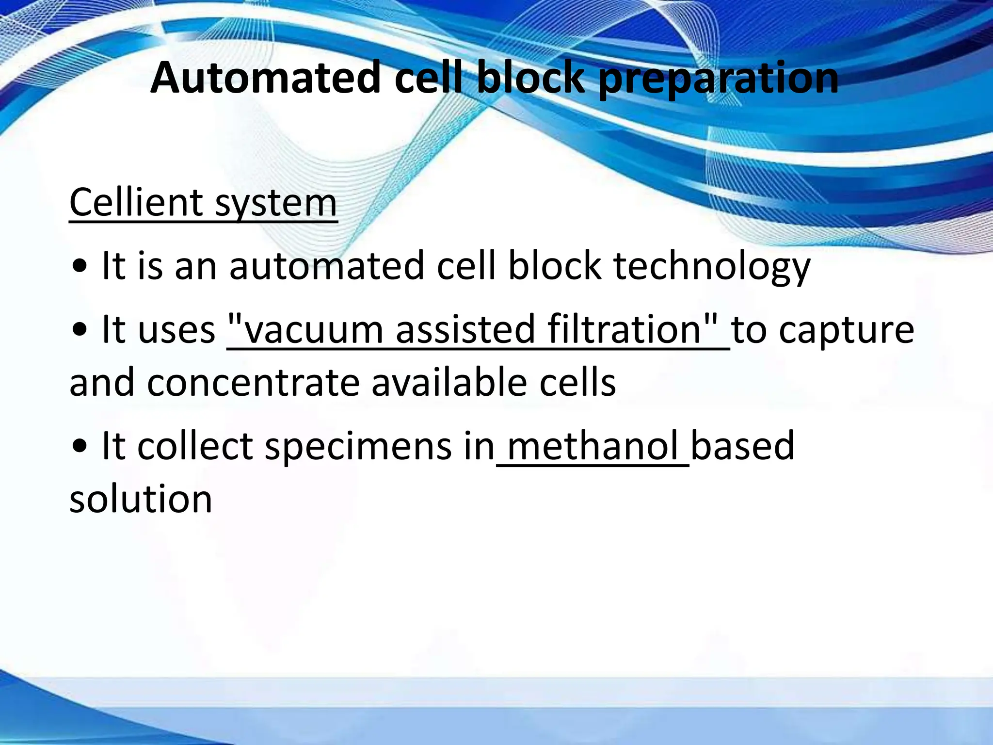 CELL BLOCK PREPARATION AND ITS IMPORTANCE | PPTX