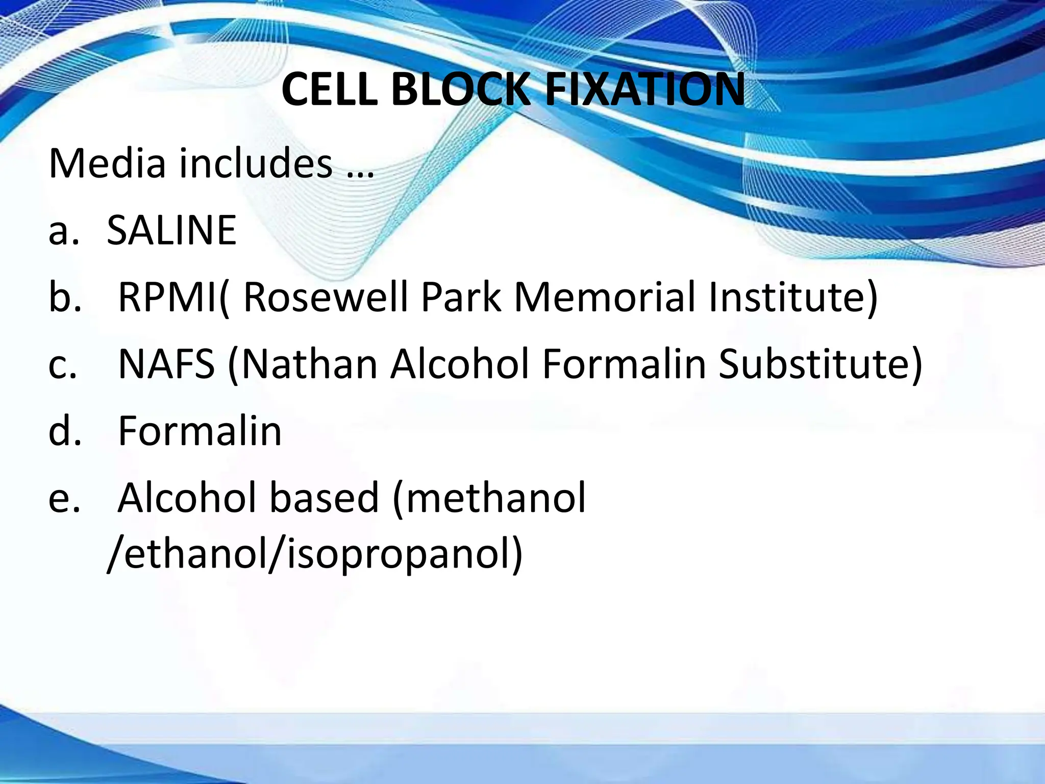 CELL BLOCK PREPARATION AND ITS IMPORTANCE | PPTX