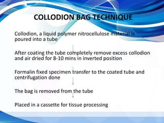 CELL BLOCK PREPARATION AND ITS IMPORTANCE | PPTX