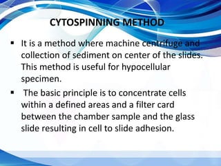 CELL BLOCK PREPARATION AND ITS IMPORTANCE | PPTX