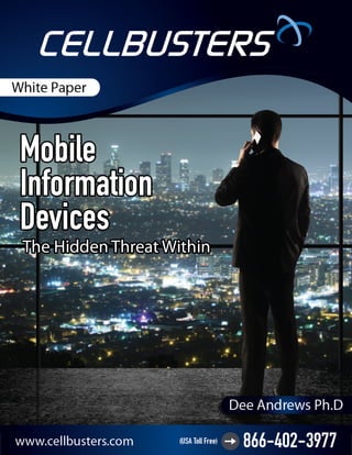 CELL PHONE DETECTOR AND DETECTION BY CELLBUSTERS | PDF | Technology ...