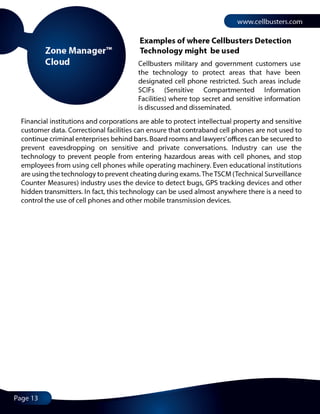 CELL PHONE DETECTOR AND DETECTION BY CELLBUSTERS | PDF | Technology ...