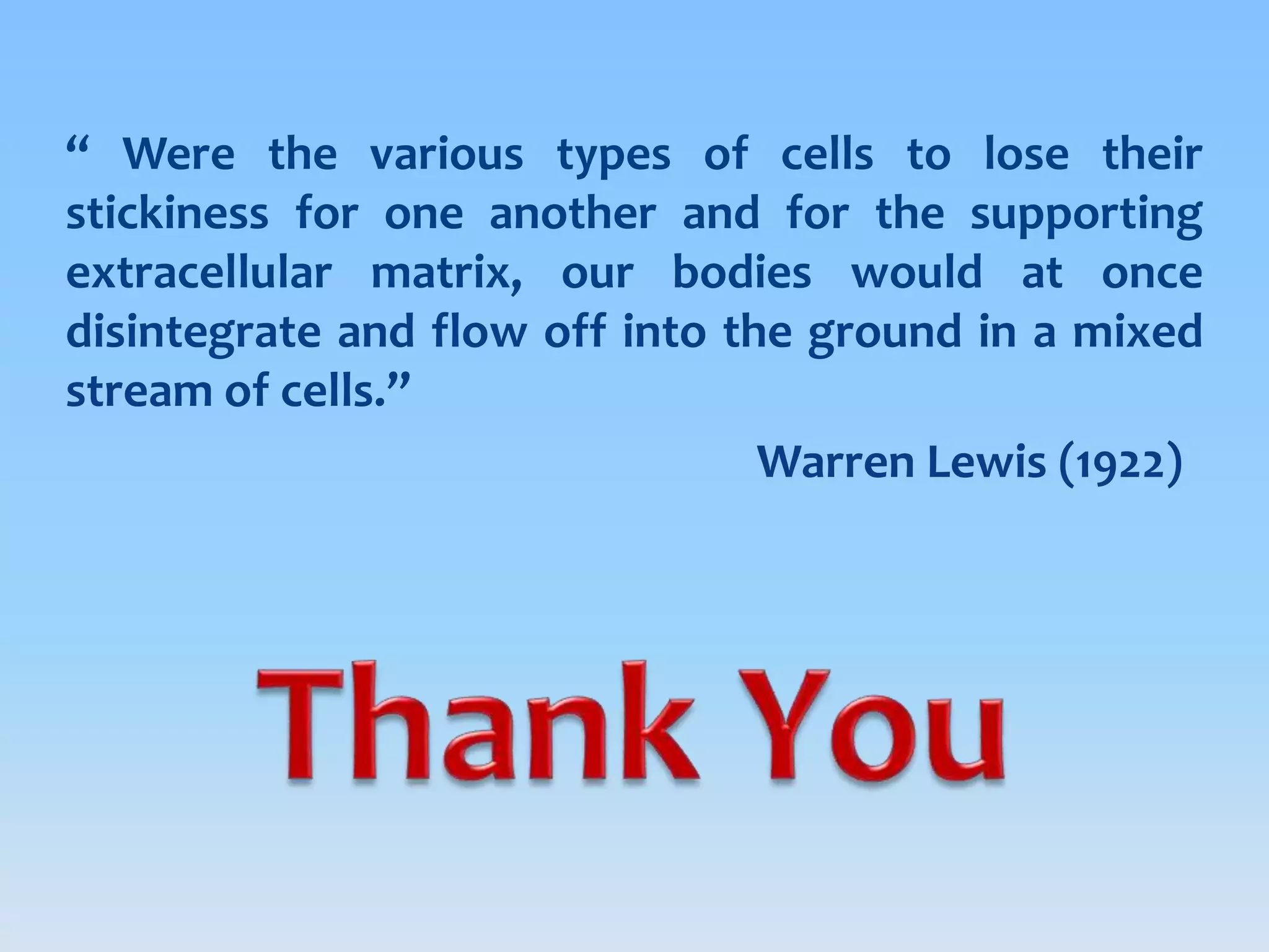 Cell-Cell Interaction (Part 1: Cell Junctions) | PPTX