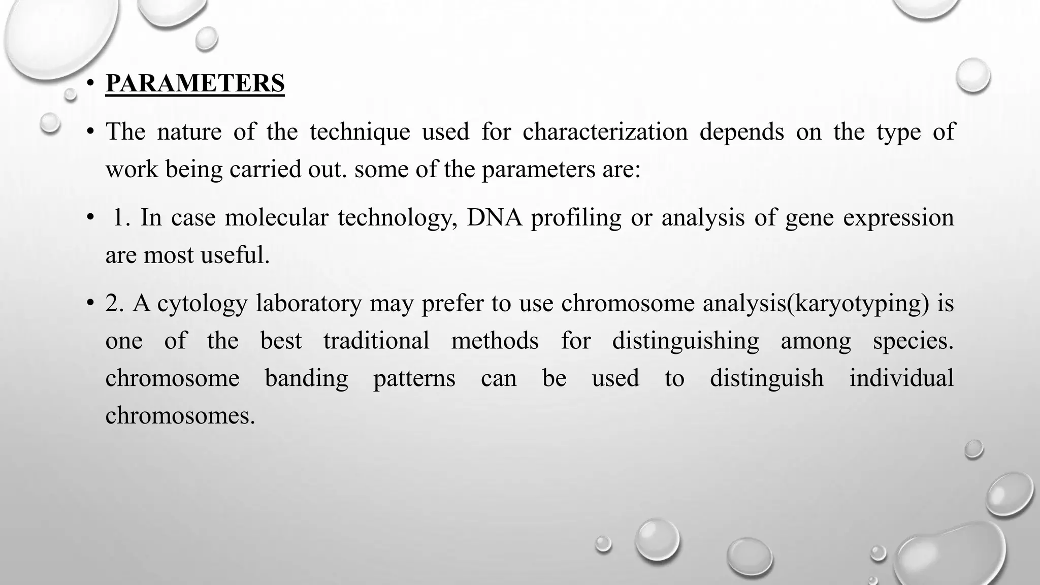 CHARACTERISATION OF CELLS LINES | PPTX
