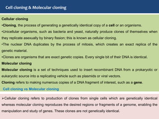 11. Cell cloning | PPT