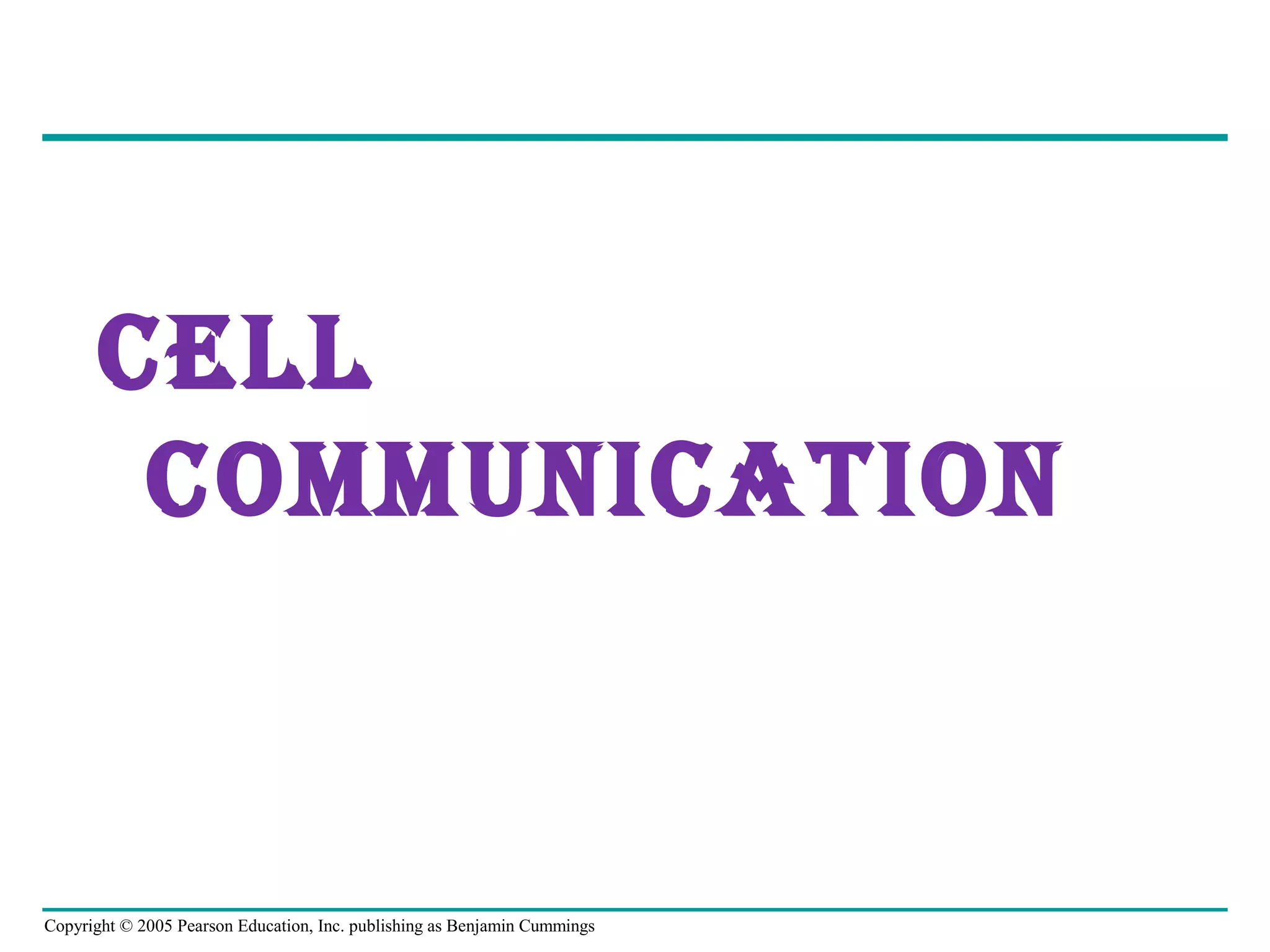 Cell communication | PPT