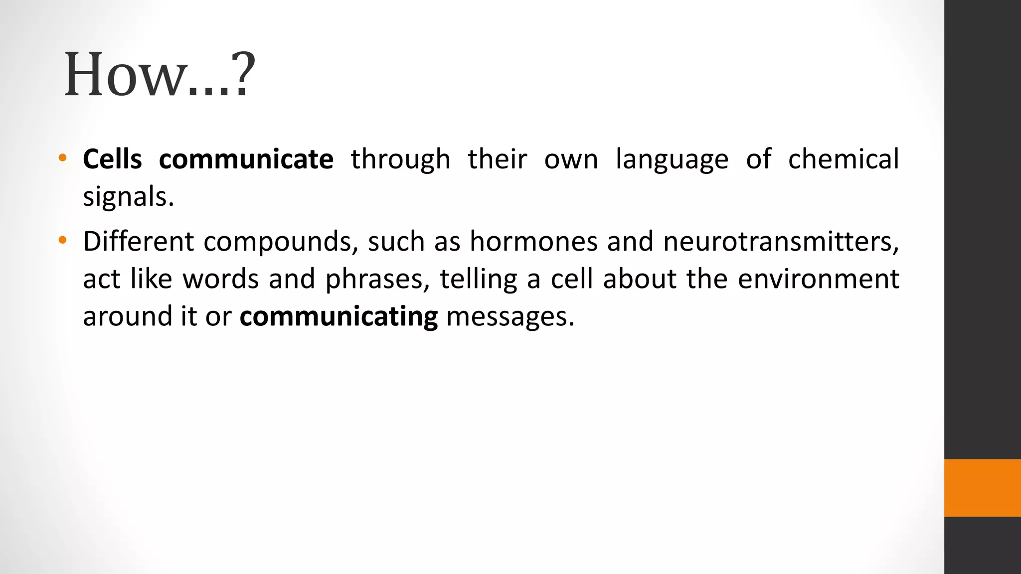 Cell communication | PPTX