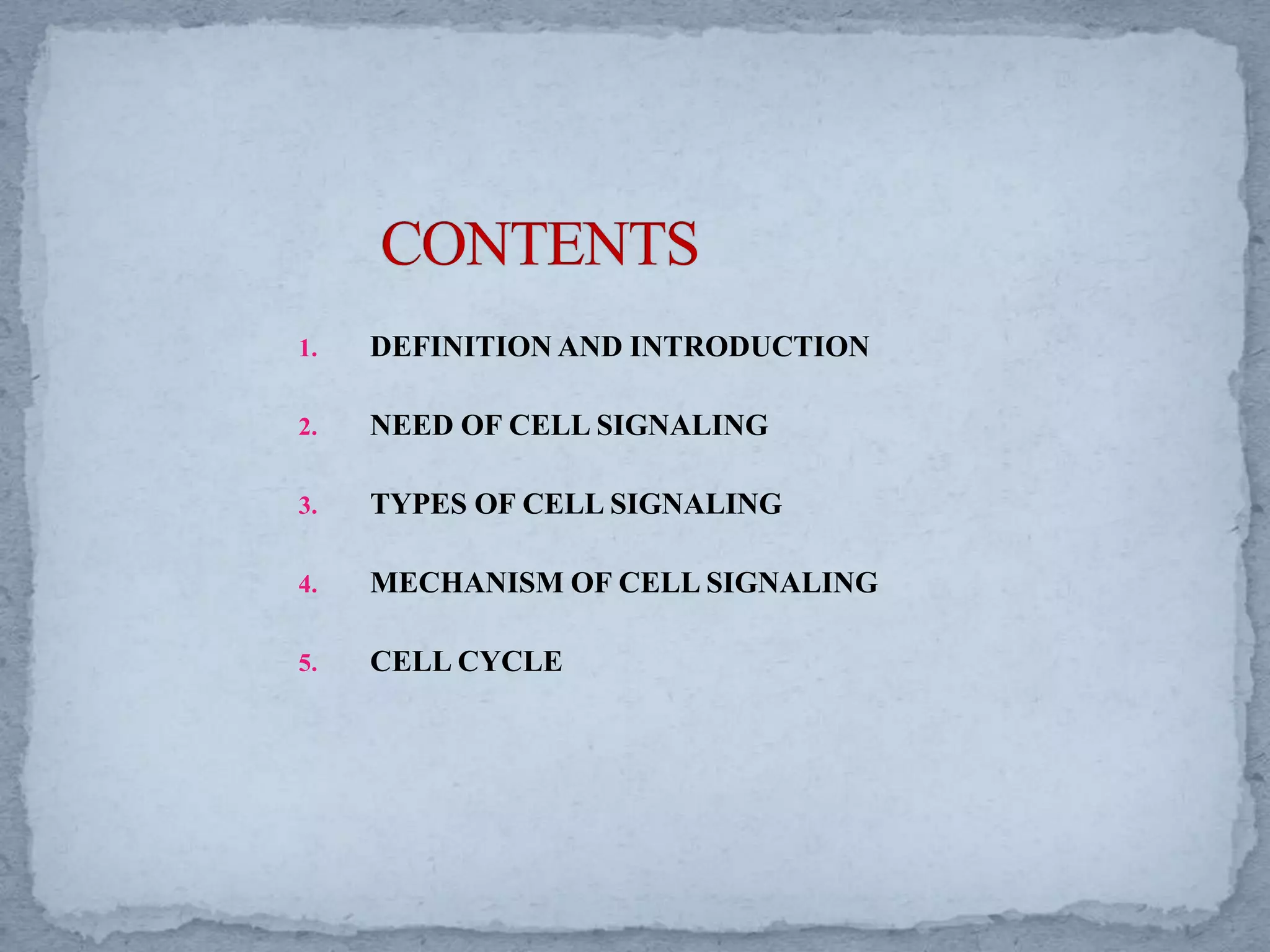 Cell communication and signaling ,cell cycle | PPTX